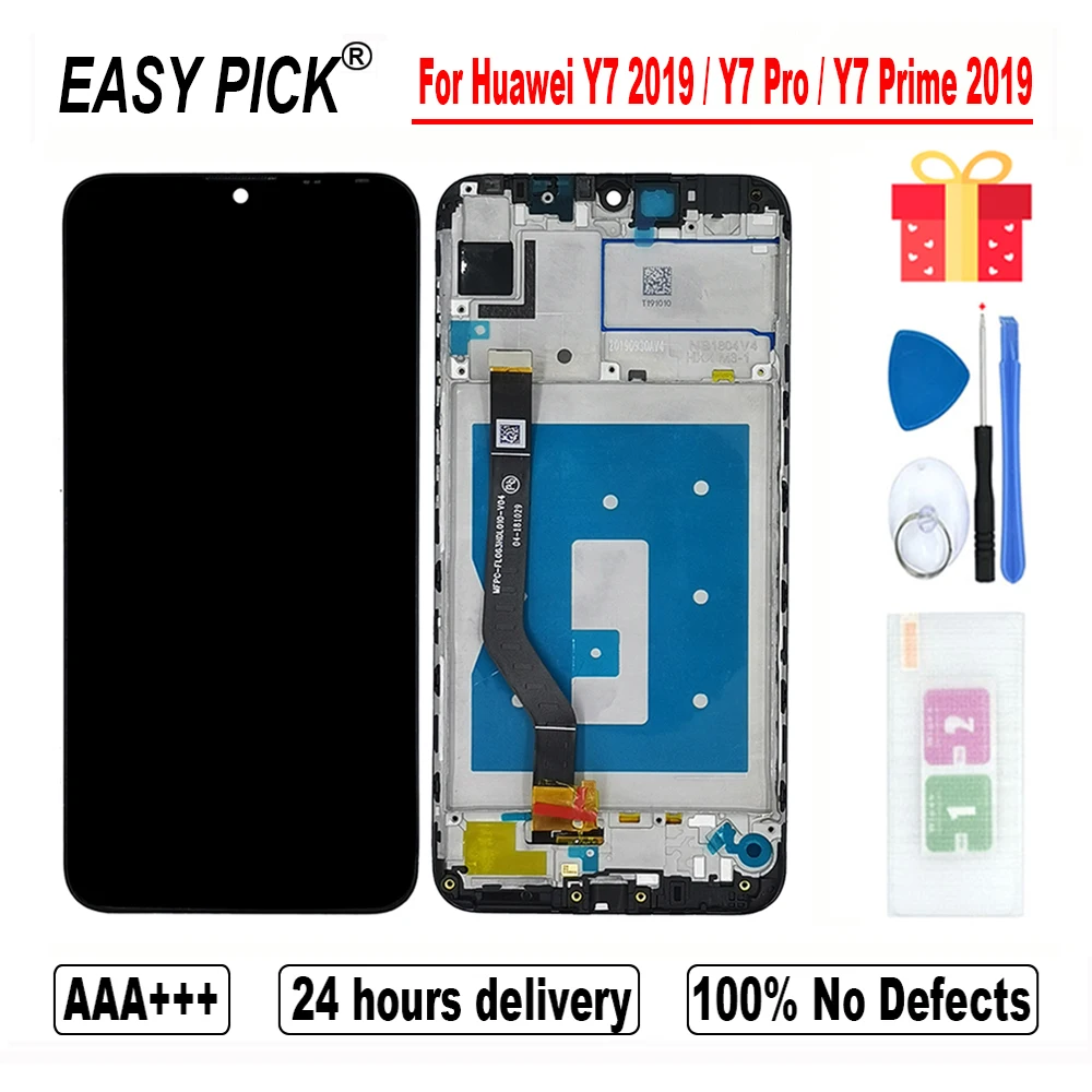 For Huawei Y7 2019 Y7 Pro Y7 Prime 2019 DUB LX3 LX1 LX2 LCD Display ...
