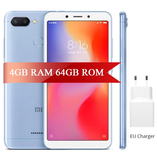 Xiaomi Redmi 6 4GB RAM 64GB ROM Mobile
