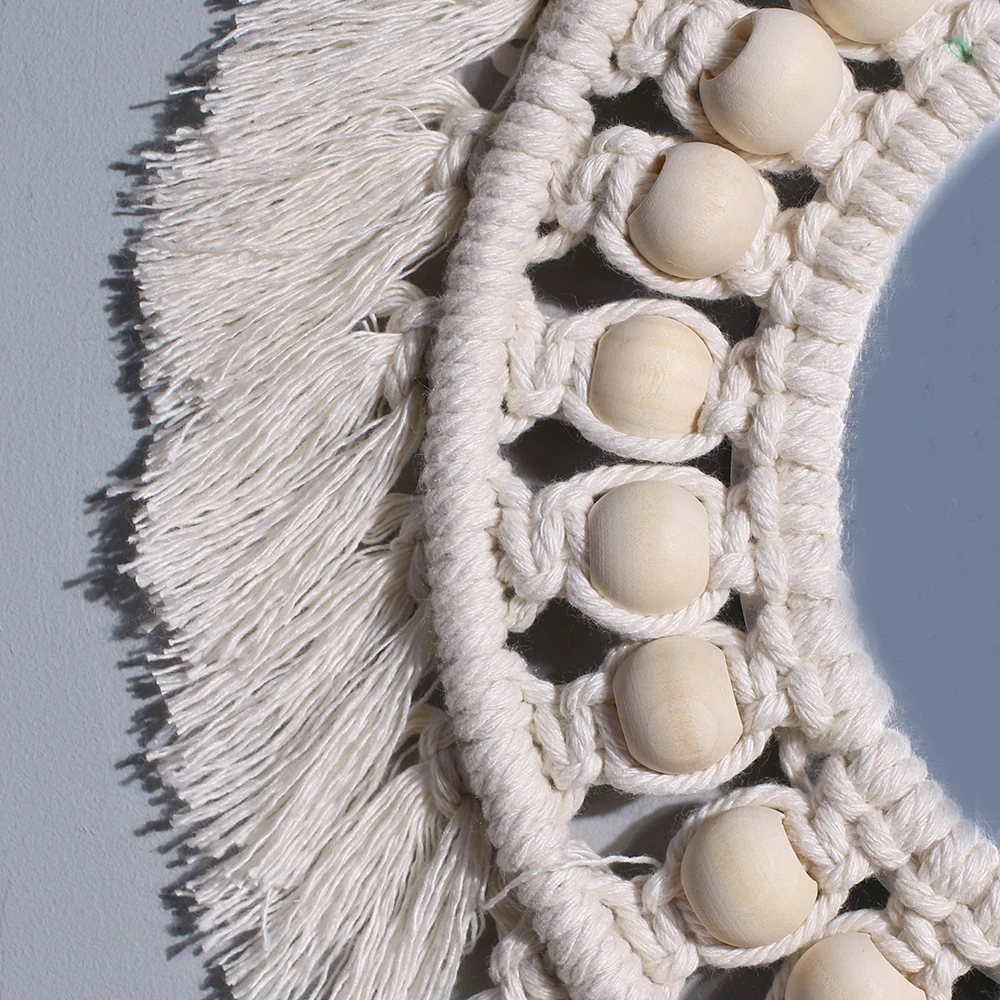 Macrame Mirror Wall Hanging | Macrame-design.com