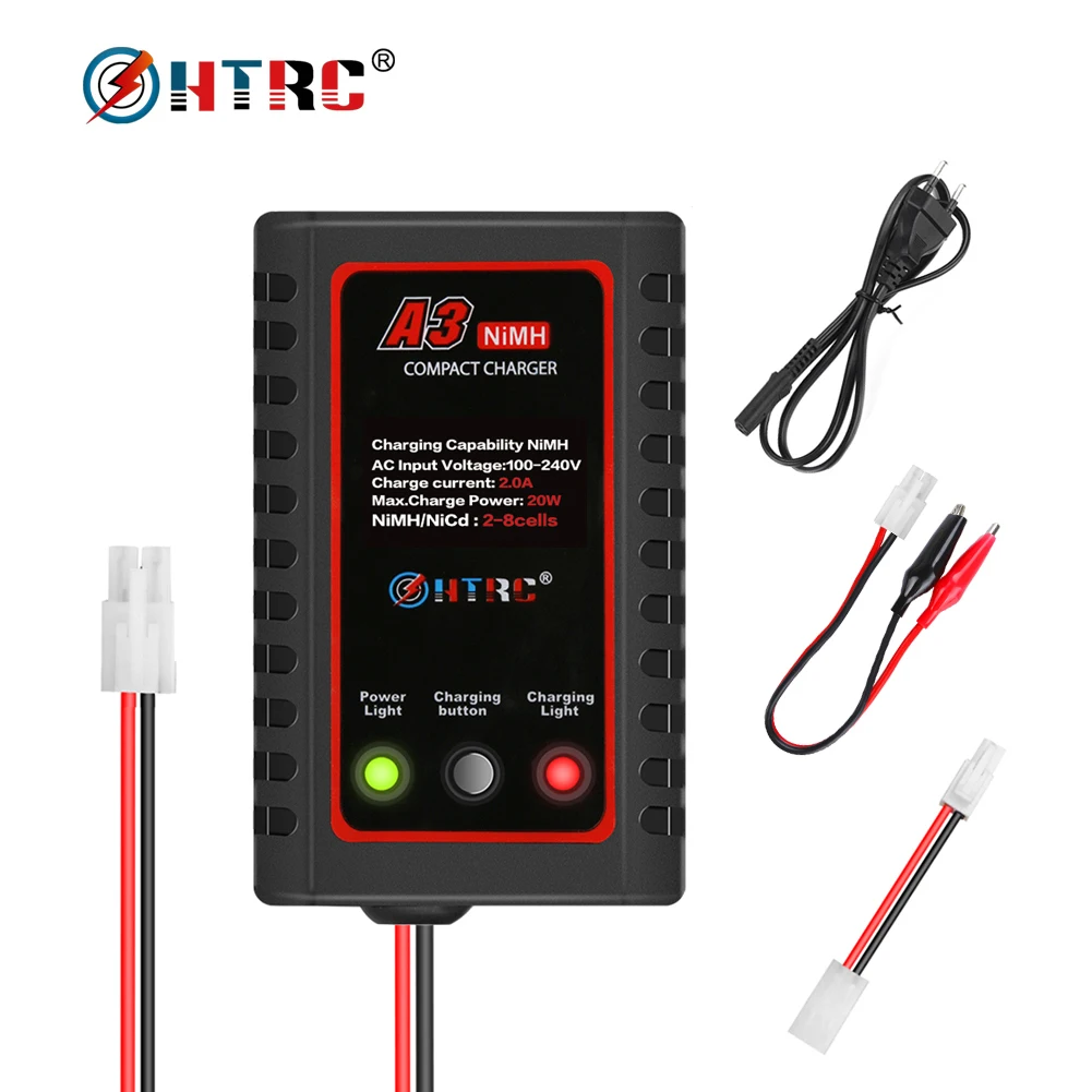 HTRC-A3-20W-Compact-Charger-with-Tamiya-Plug-RC-Charger-for-Airsoft-Gun ...