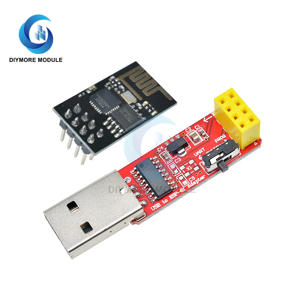 CH340-USB-To-ESP8266-Serial-ESP-01-ESP-01S-ESP01-ESP01S-Wireless-Wifi ...
