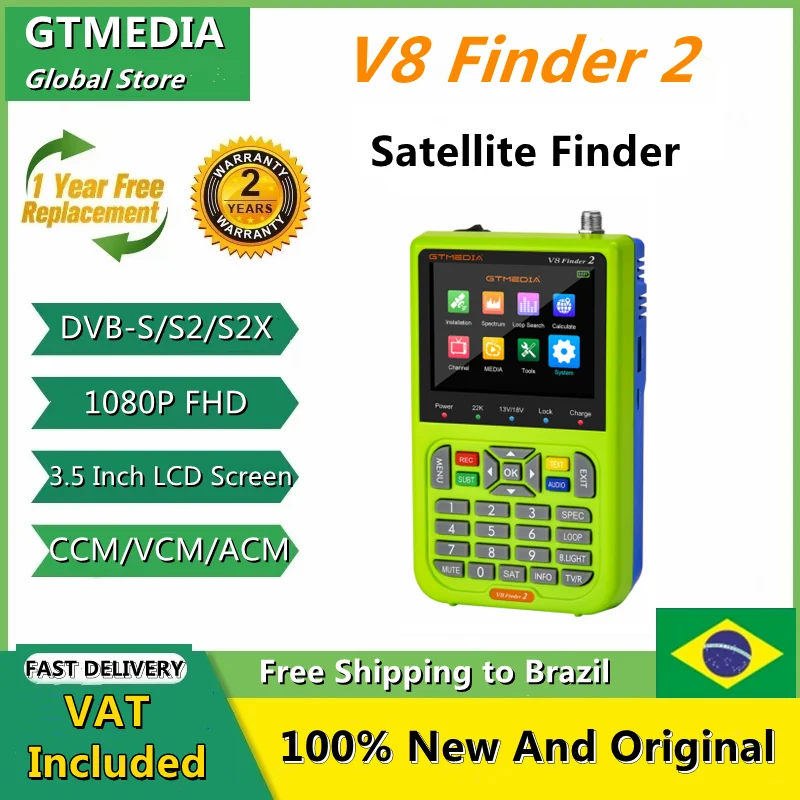 GTMEDIA Localizador de señal satelital V8 Finder 2, buscador de señal ...