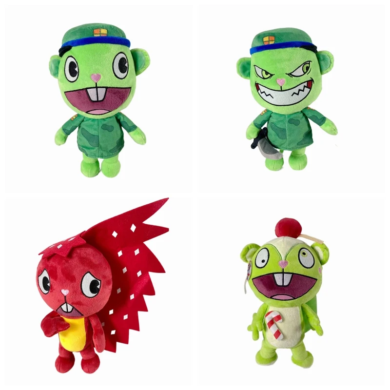 28cm Happy Tree Friends Plush Dolls Kawaii Cartoon Anime Plush Toys ...
