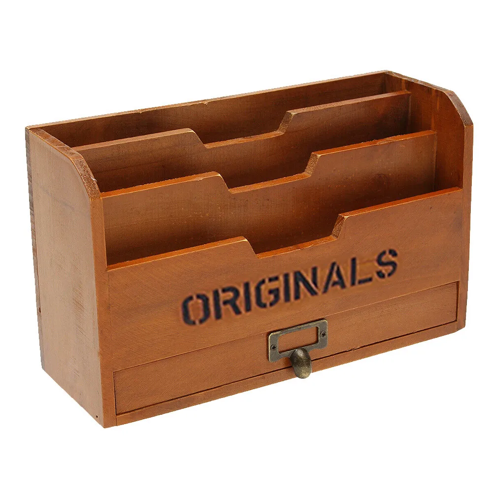 Figurines & Knick Knacks Art & Collectibles Vintage Wooden Letter Rack ...