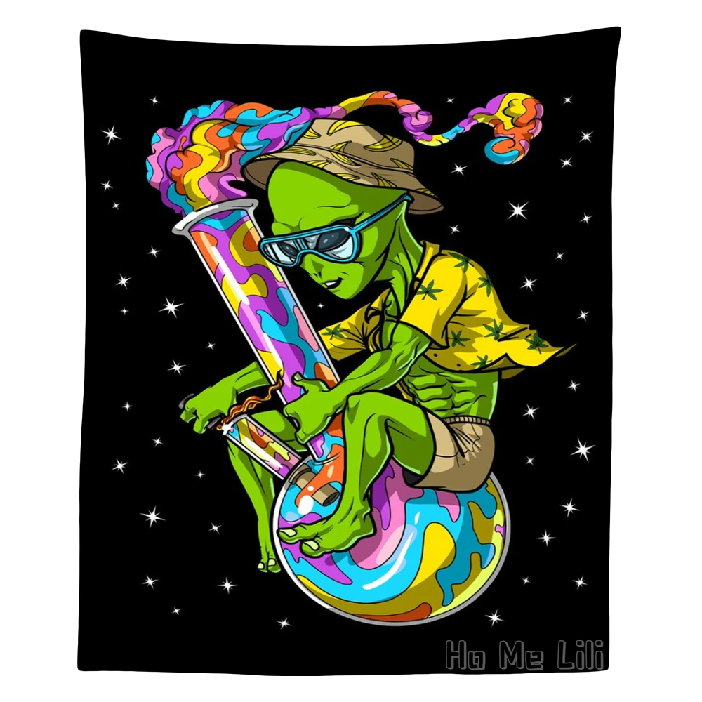 Astronaut Trippy Weed Wallpaper