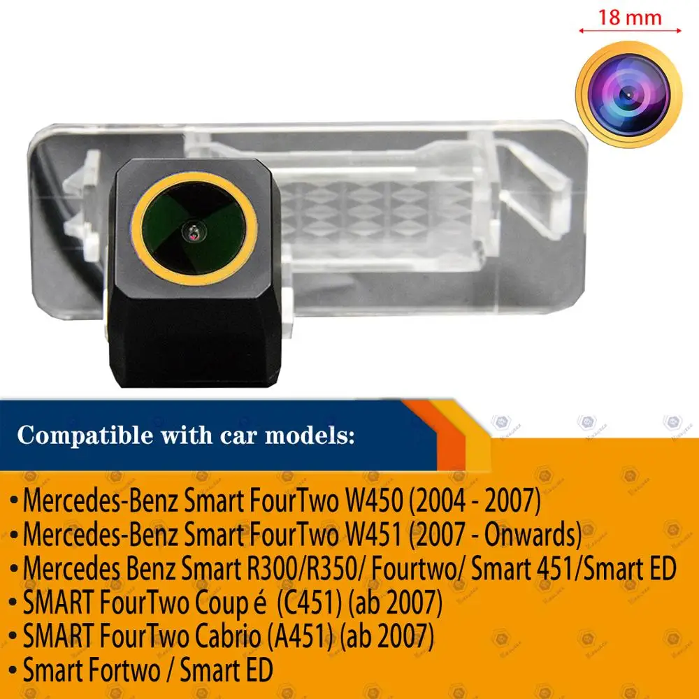 Rear View Camera Reverse Camera For Mercedes Benz Smart R300 R350 Smart ...
