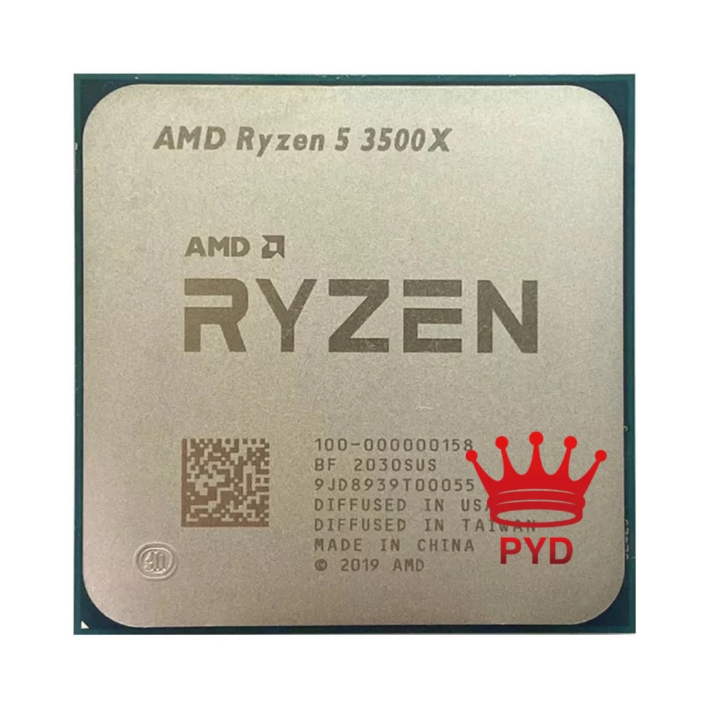 AMD Ryzen 5 3500X R5 3500X 3.6 GHz Six-Core Six-Thread CPU Processor ...