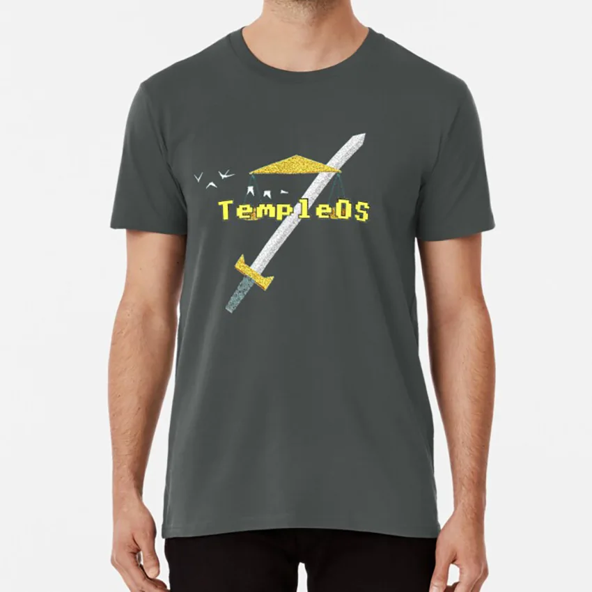Templeos - Terry Davis T Shirt Terry Davis Templeos Temple Os Terry A ...