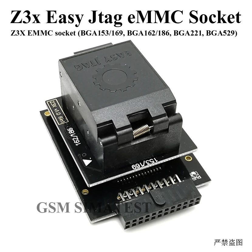 Douille Z3X Easy Jtag eMMC 6 en 1, 100% Original, avec boîte - Cdiscount Auto