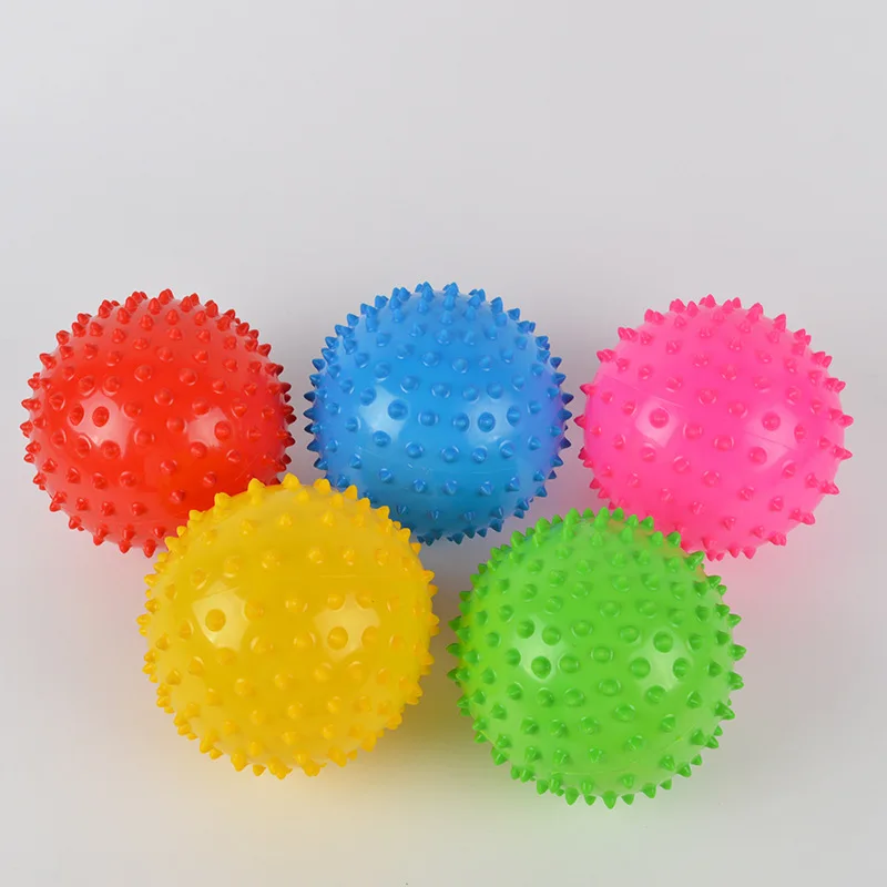 10CM Baby PVC Stress Massage Balls Inflatable Bouncing Jumping Outdoor ...