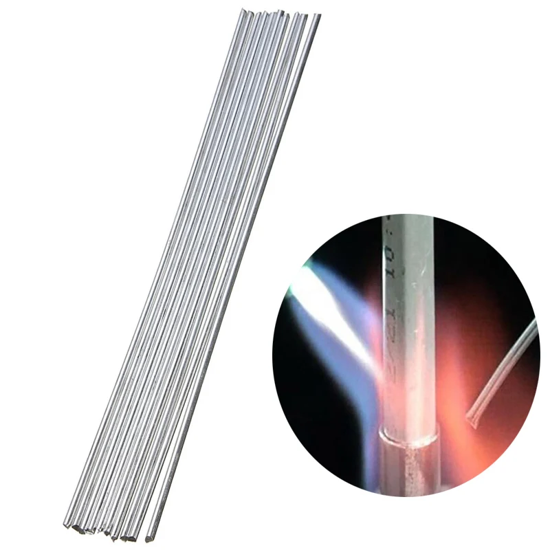 BAGUETTE TIG,1.6mm-10 pieces--Tiges de soudage en aluminium facile à fondre, fil fourré, pour ...
