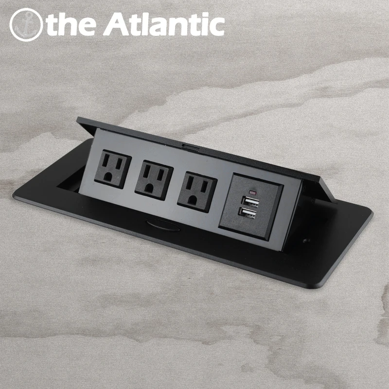 15A US Plug Desktop Pop up Socket Power Strip With USB Countertop ...