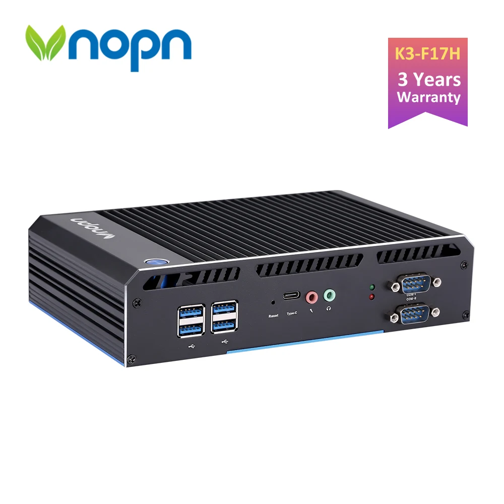 Vnopn Mini PC Intel Core i3 5005U Windows 10 Pro License Small Computer ...