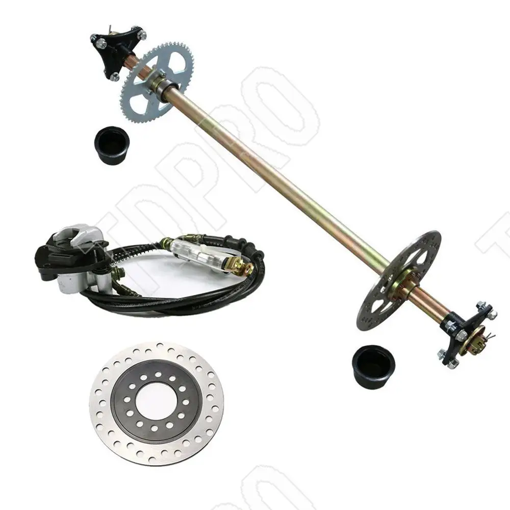 Go-Kart-Rotor-de-disco-de-cubo-de-freno-de-eje-trasero-calibrador-de ...