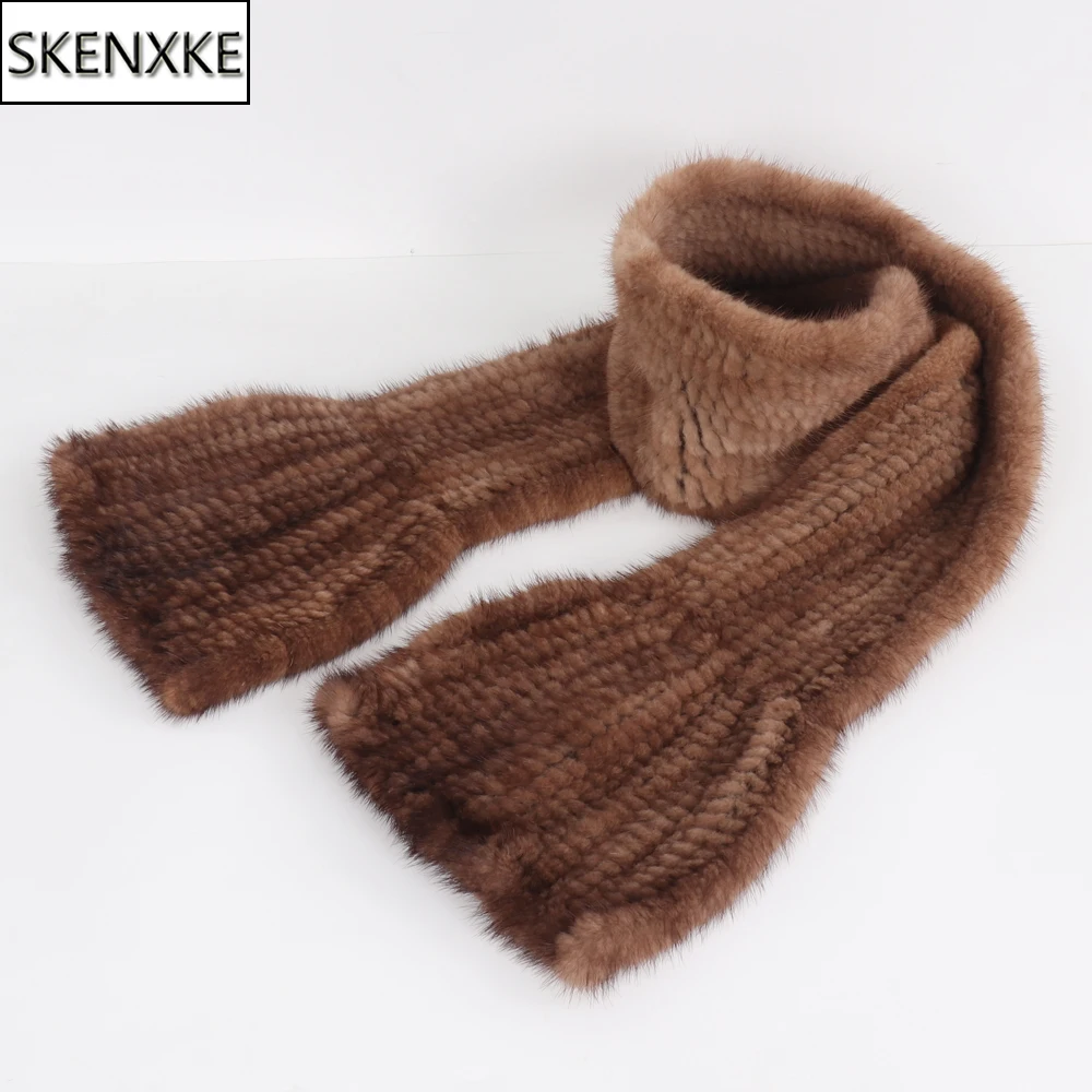 Hot-Sale-Winter-Women-Warm-Knitted-Real-Mink-Fur-Scarf-Natural-Luxury ...