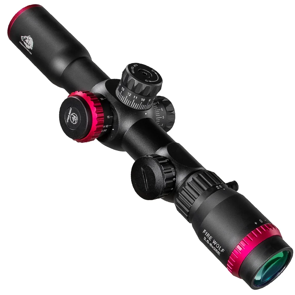FIRE WOLF3-9X50 Hunting Tactical Rifle Scope Green Blue Red Dot ...