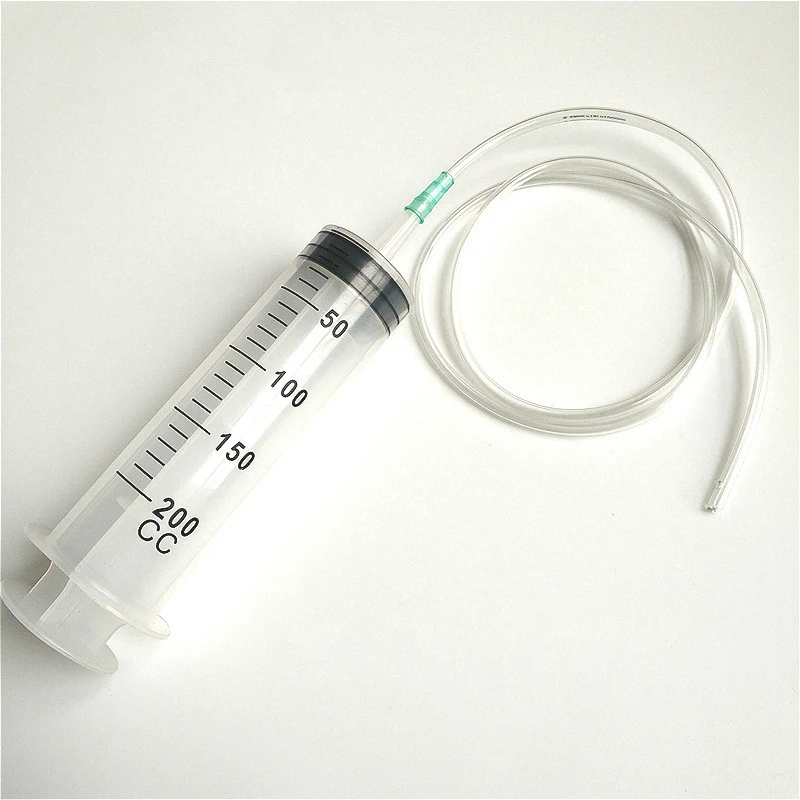 Plastic Syringe W/catheter Tip Enema Feeder Add Ink Pumping Oil Absorb ...