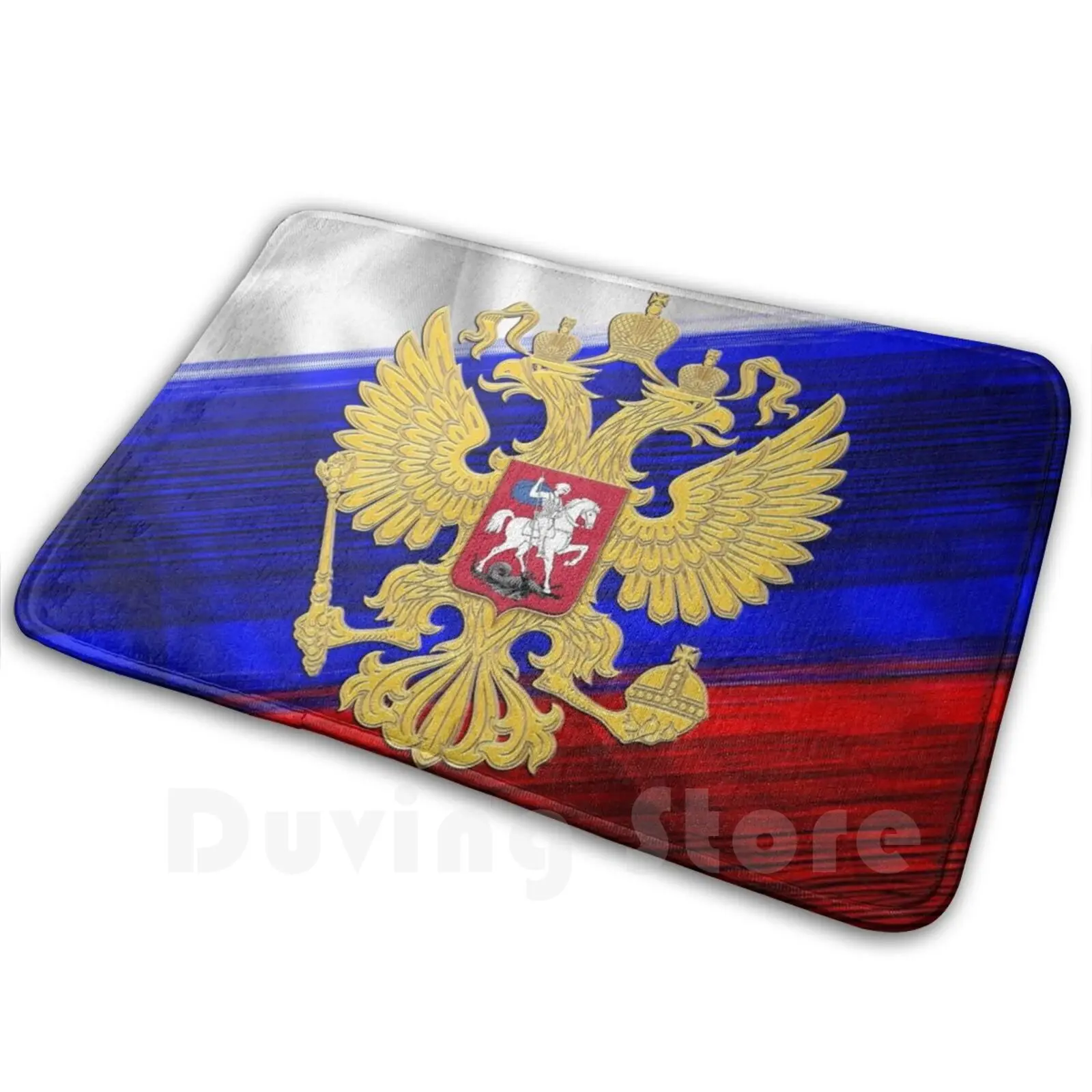 Russian Flag Mat Rug Carpet Anti Slip Floor Mats Bedroom Russian Flag ...