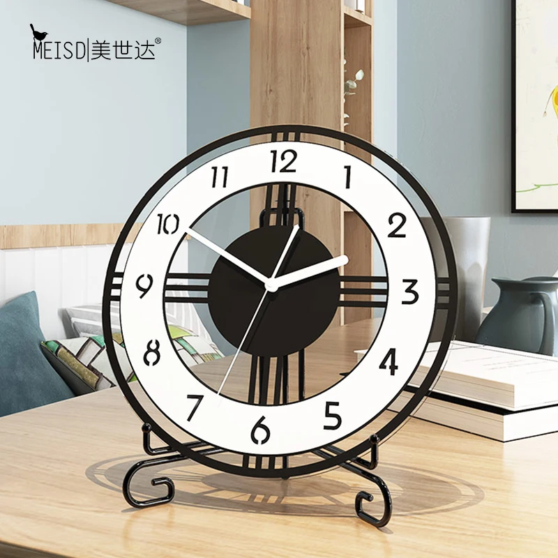 Reloj de mesa de calidad 2020, diseño moderno, acrílico 3D reloj de ...
