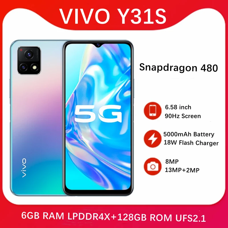 Original-VIVO-Y31s-5G-Smartphone-6GB-128GB-Snapdragon-480-5000mAh-Battery-90Hz-13-0MP-Dual ...