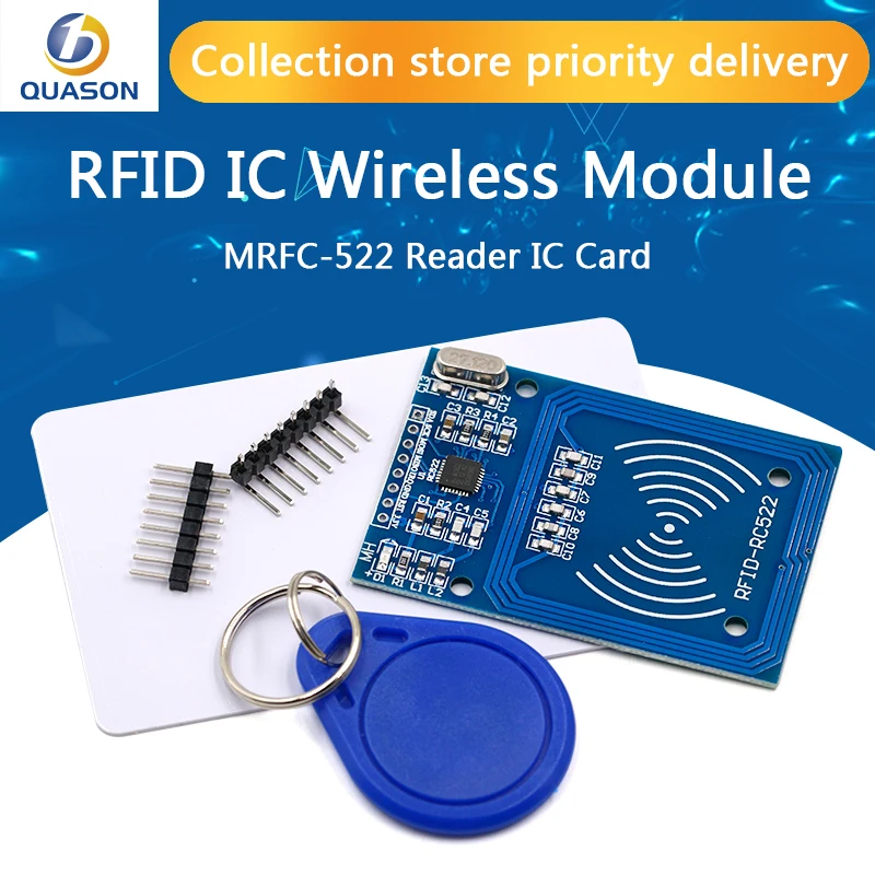 Antena MFRC 522 RC522, módulo inalámbrico RFID IC para Arduino, llave ...
