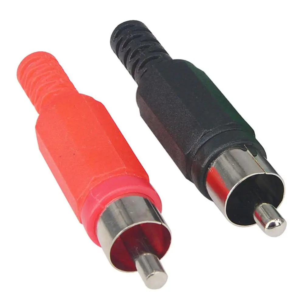 10 pieces RCA Phono Connectors PHONO JACK Cable Assemblies Industrial ...