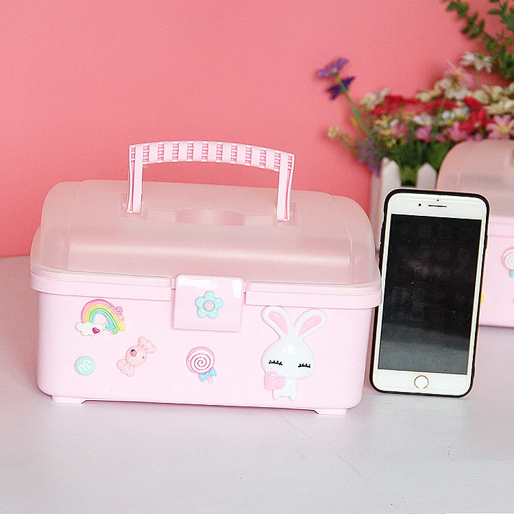 Hello Kitty Plastic Medical Kit Storage Box - KawaiiMerch.com