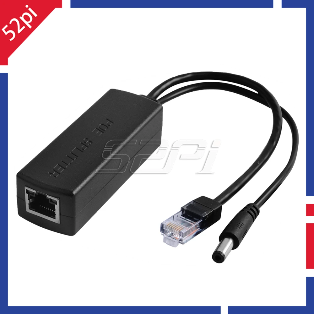 52Pi 48V zu 12V PoE Splitter Modul Mit Gigabit NIC PoE Schalter Erweiterung Power Over Ethernet ...