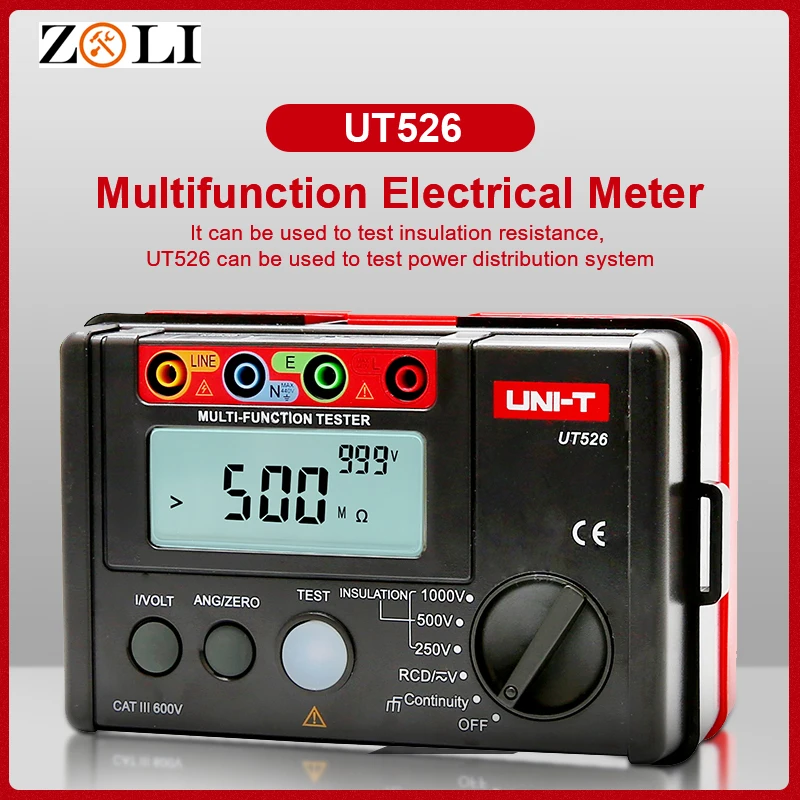 Multifunction Isolation Meter Digital Meter Resistance To Earth ...