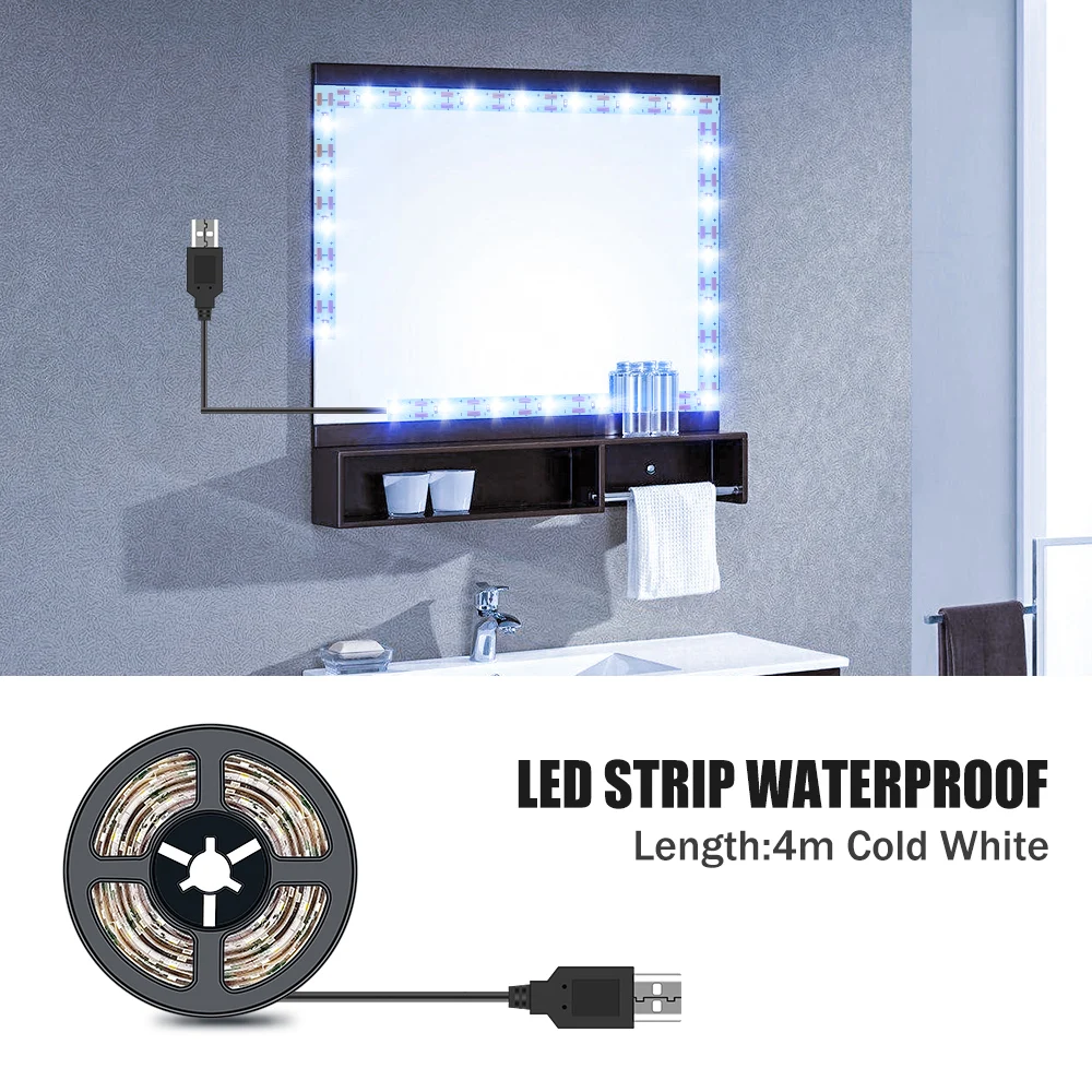 Vanity Makeup Mirror LED Light Strip - Lighting4Home