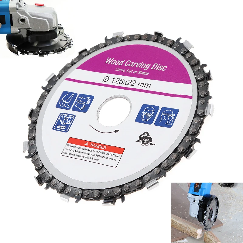 Circular Saw Blade 125mm Grinder Saw Disc Carbide Tipped Wood Cutting ...