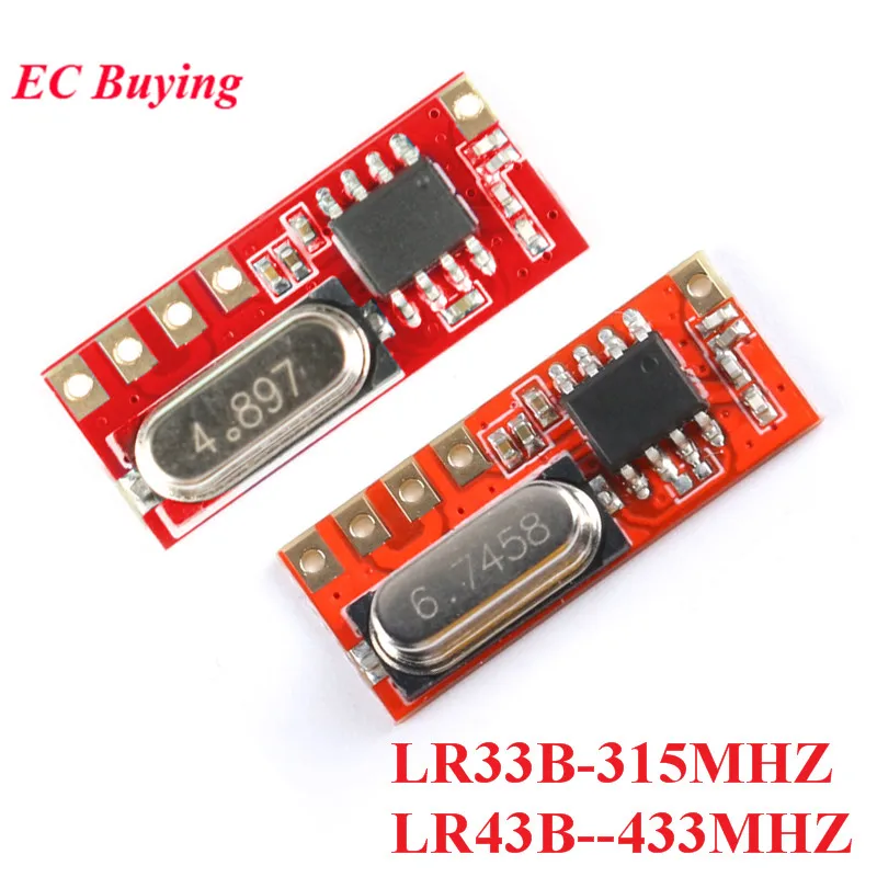 315MHz-433MHz-Superheterodyne-RF-Module-LR43B-LR33B-Wireless-Remote ...