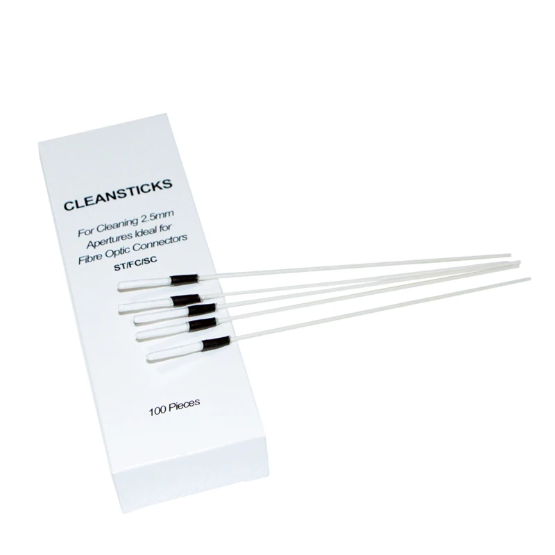 Yueyantx 100pcs Fiber Optic Cleaning Solutions Optical Fiber Cleaning ...