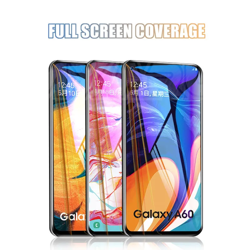Защитное стекло 9H для samsung Galaxy A20E A40S A10 A20 A30 A40 A50 A60 A70 A80 A90 закаленное ...