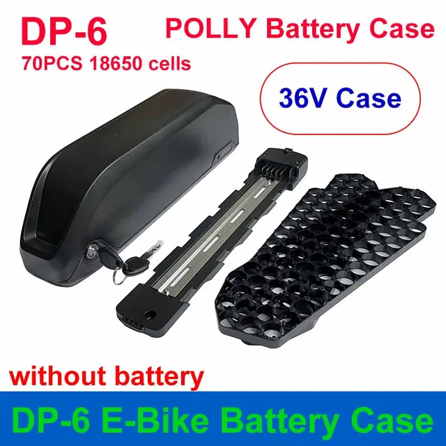 POLLY DP-6 E-Bike Battery Case 36V 48V 52V 60V Parts Fit 70PCS 18650 ...