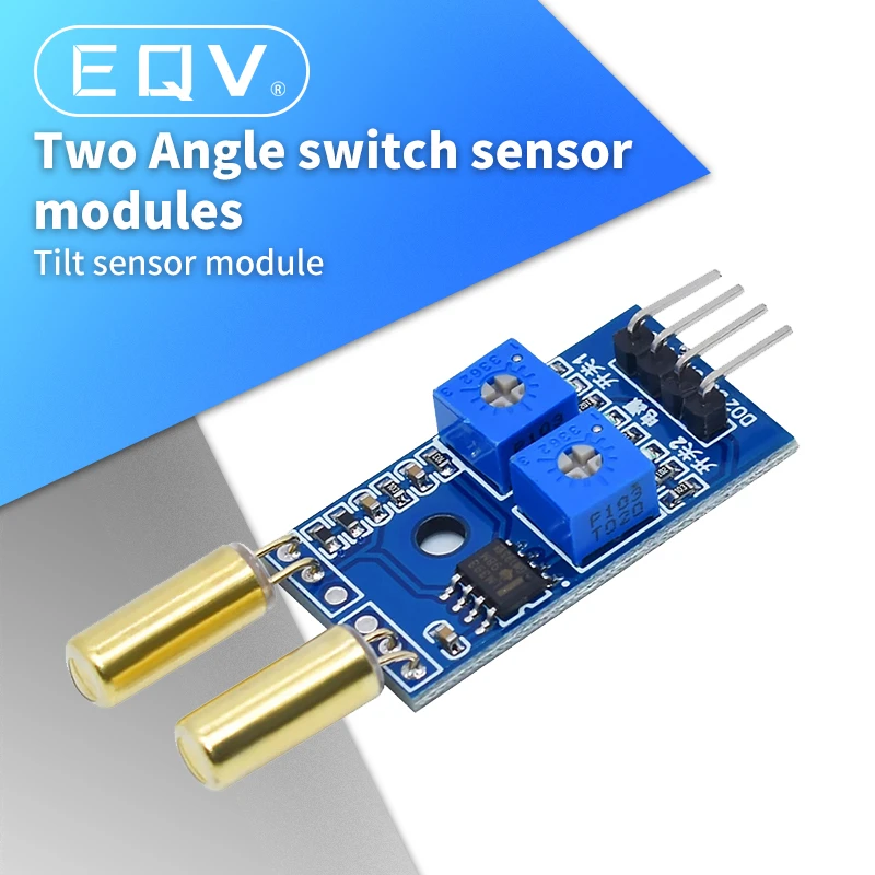 2 Channel Output Tilt Slant Angle Sensor Relay Module Golden Sw520d ...