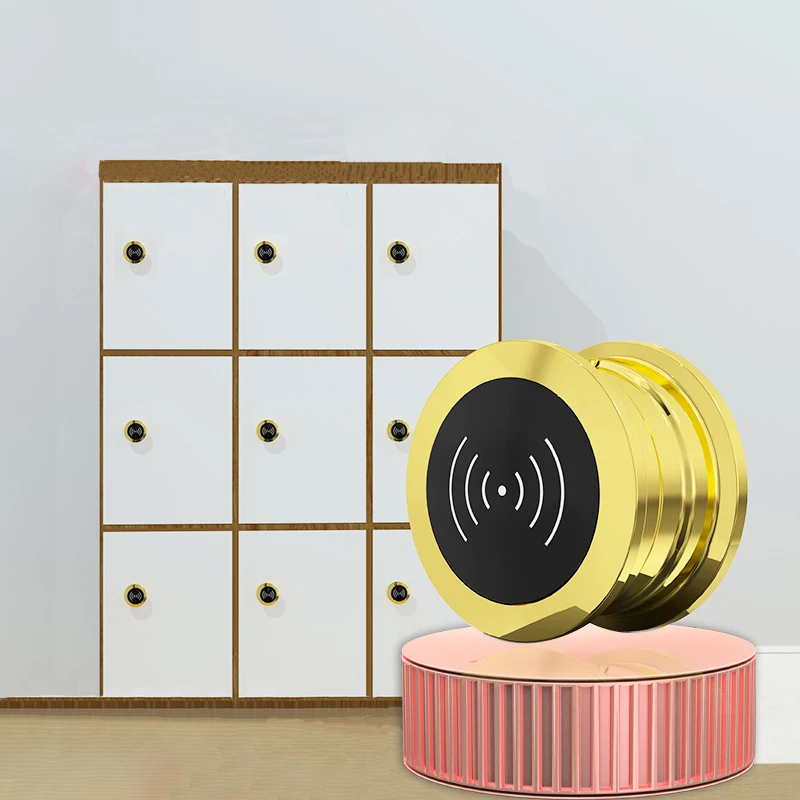 Mini RFID smart drawer cabinet door lock wardrobe sauna lock locker ...