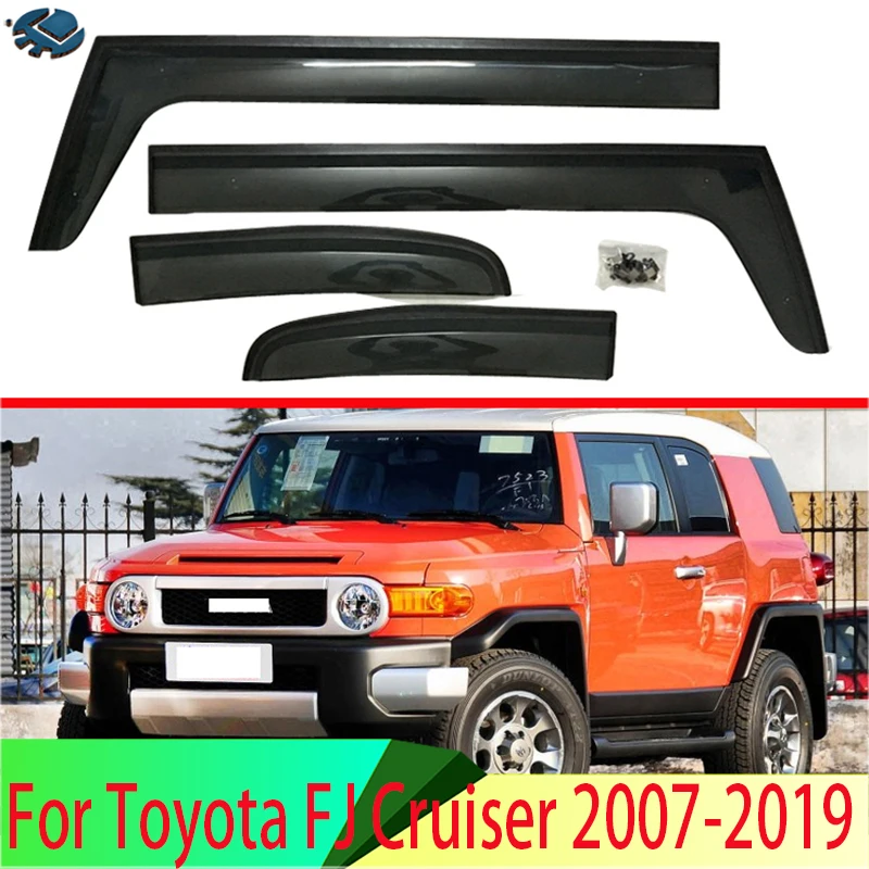 For-Toyota-FJ-Cruiser-2007-2019-Plastic-Exterior-Visor-Vent-Shades ...