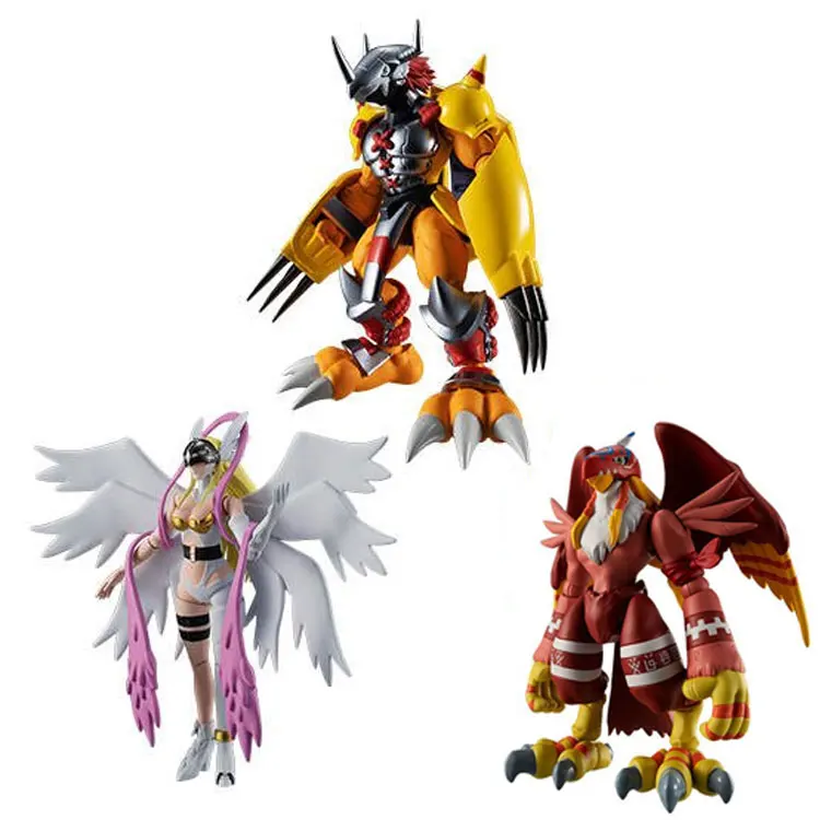 Japanese original anime figure Digimon Adventure WarGreymon/Angewomon ...