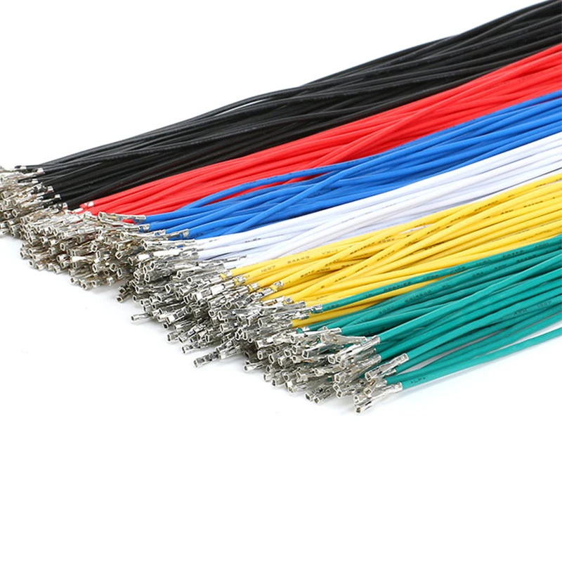 50pcs/lot 2.54 Dupont Cable Jumper Wire Single Head Spring Electronic ...