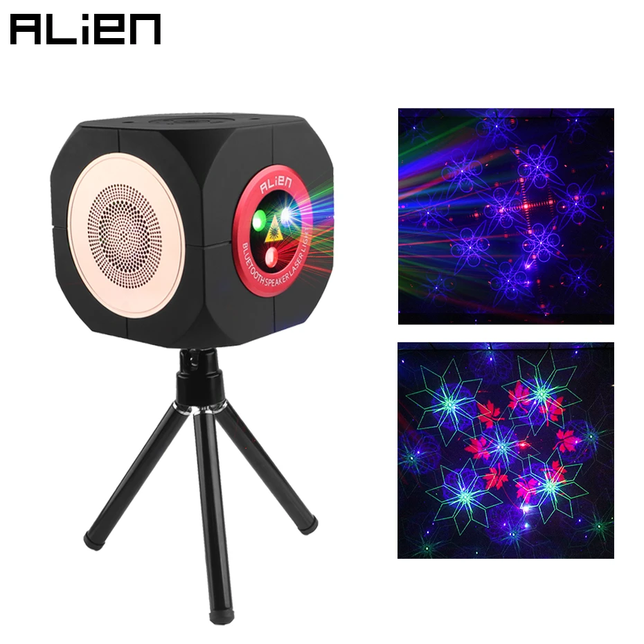 ALIEN Rechargeable RGB Laser Stage Lighting Effect Projector With ...