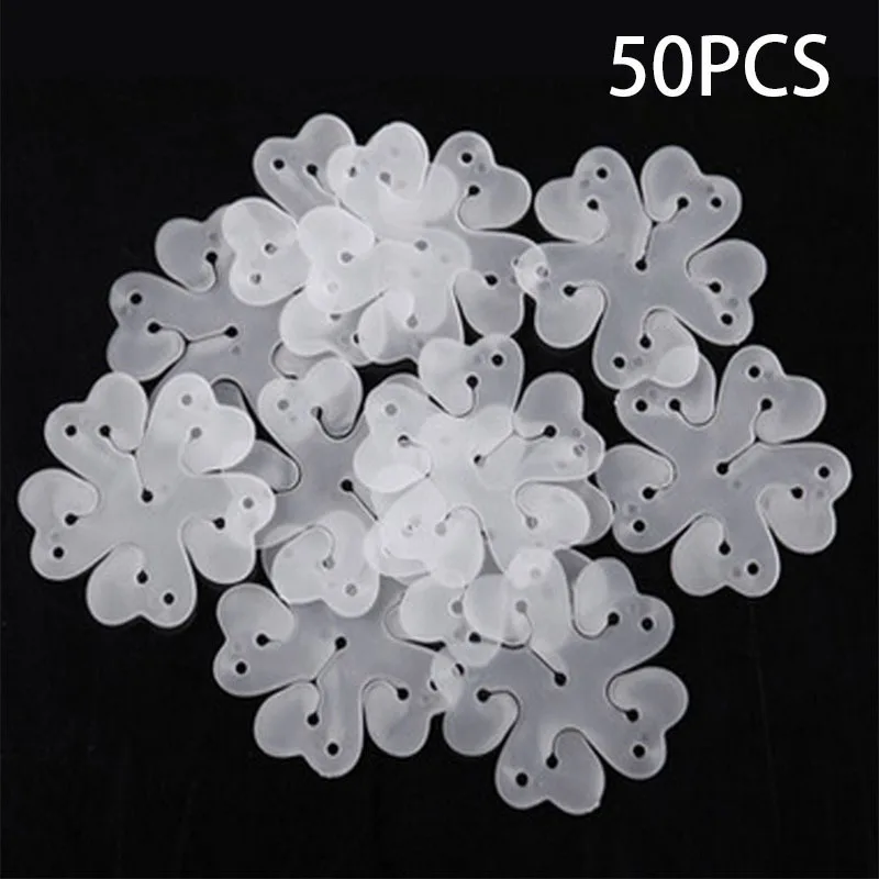 50pcs Balloon Seal Clip Multi Balloon Sticks Accessories Plum Flower ...