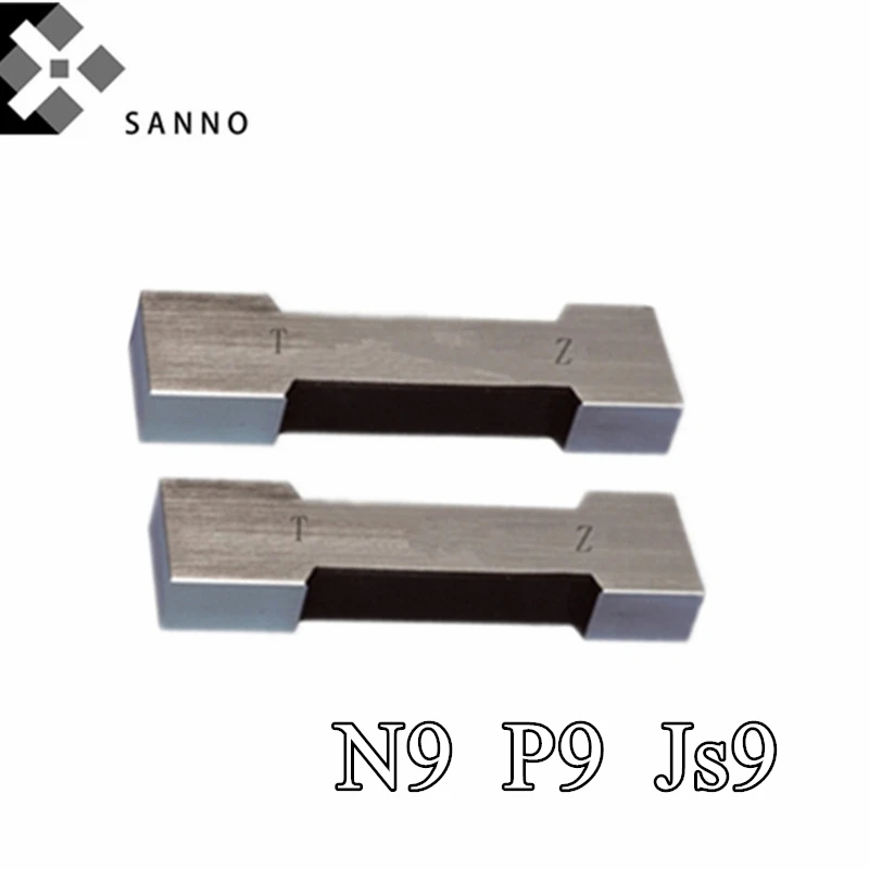 Js9 N9 P9 H9 Key Way Gauge 3mm - 100mm Groove Plug Gauge Go Nogo ...