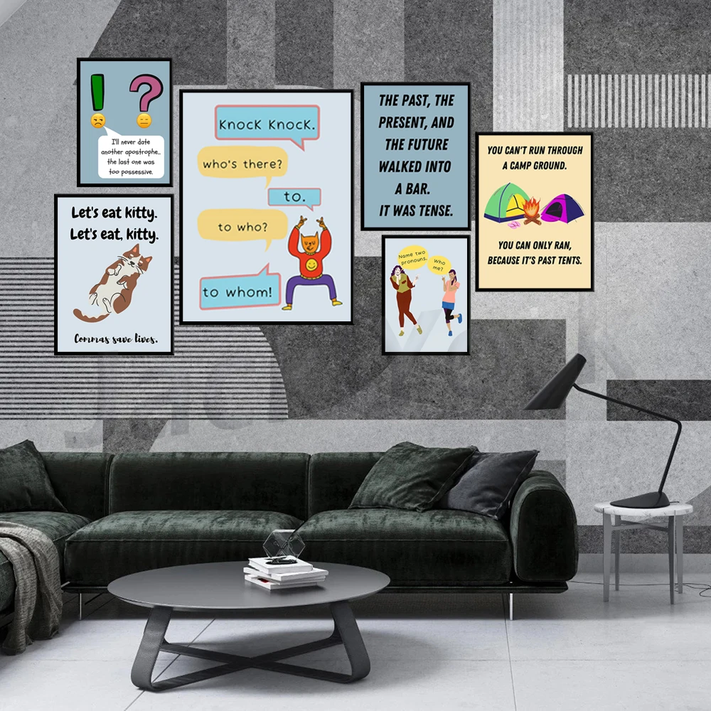 High School English Classroom Posters