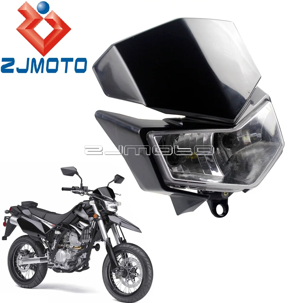 Supermoto-Dirt-Bike-Headlight-Fairing-For-Kawasaki-D-Tracker-X-250 ...