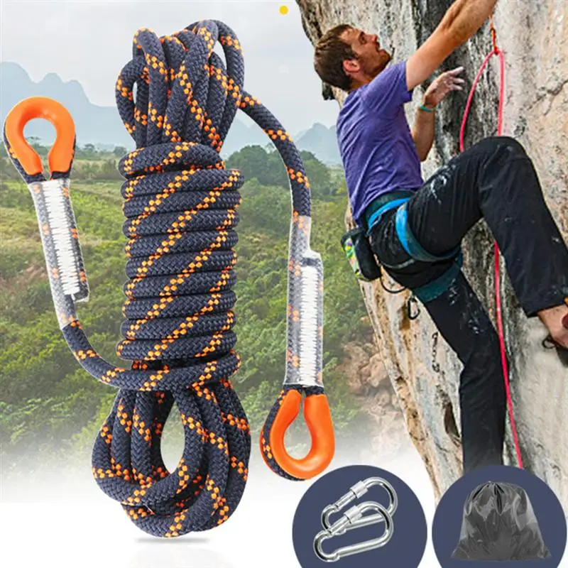 1Pcs-8mm-Thickness-Tree-Rock-Climbing-Safety-Sling-Cord-Rappelling-Rope ...