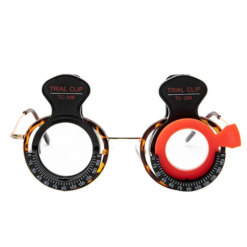 2pcs Trial Frame Clip Lens Frames Optometry Single Eye Optical Test ...