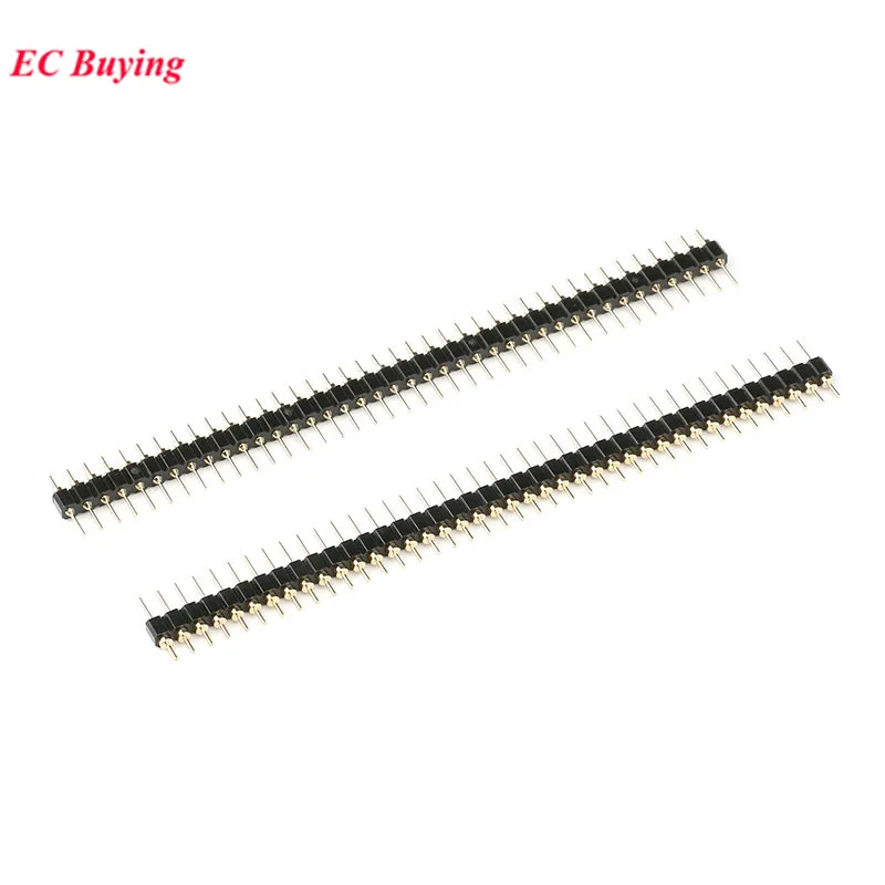 50Pcs-5pcs-40Pin-1x40-Pin-2-54mm-Pitch-DIP-Single-Row-Male-Round-Pin ...