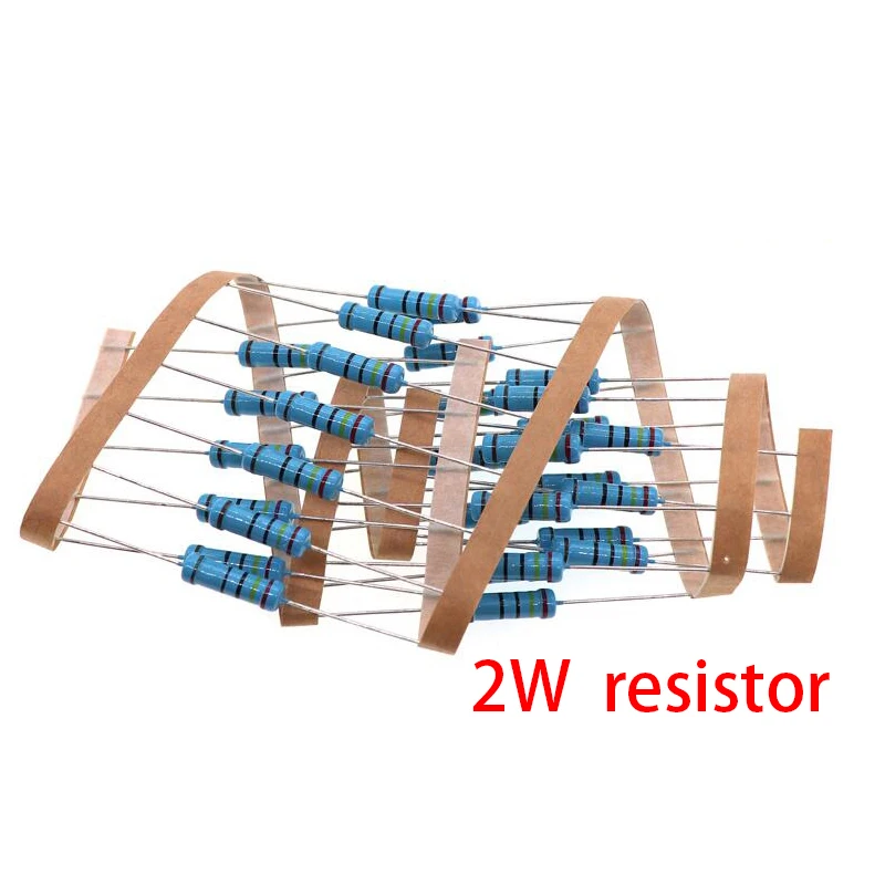 20pcs 2W Metal film resistor 1% 150R 160R 180R 200R 220R 240R 270R 300R 330R 360R 150 160 180 ...