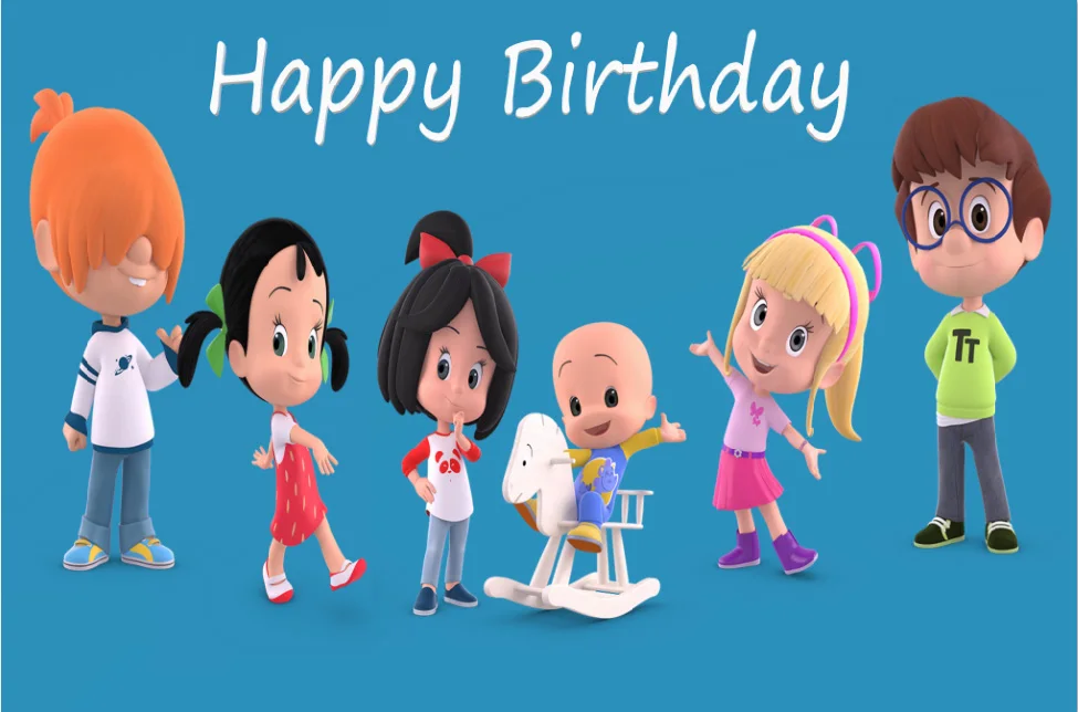 7x5ft Personalized Cleo And Cuquin Happy Birthday Party Custom Photo ...